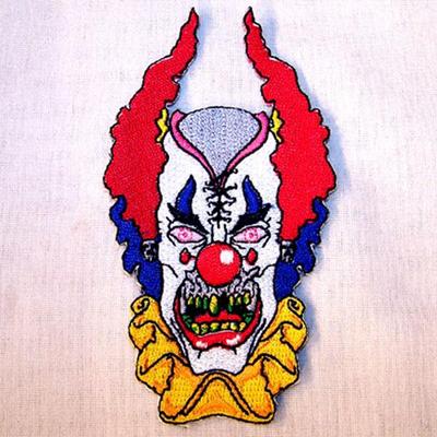 CRAZY CLOWN EMBROIDERED PATCH P346 Iron on biker JACKET patches NEW ...