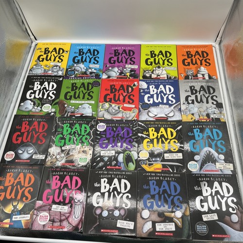 THE BAD GUYS by Aaron Babley Scholastic Books Kids Series 1-20 Complete ...
