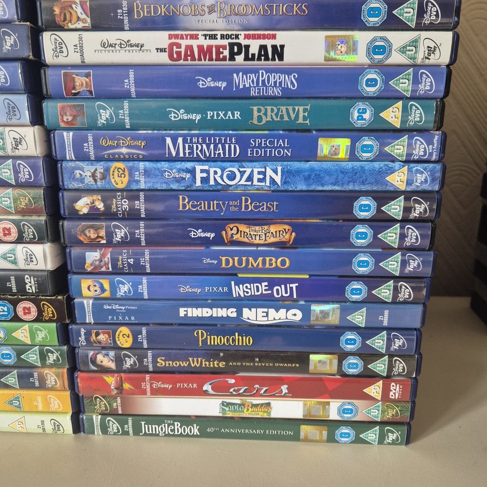 Disney Classic Pixar Film Bundle 50 DVDs, Job Lot Mystery Bundle | eBay UK