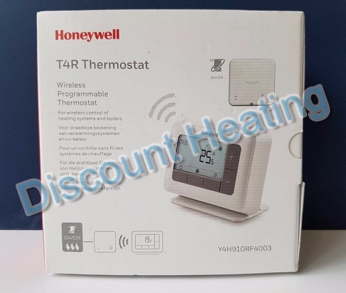 Honeywell T4R Y4H910RF4003 Wireless Thermostat 7 Day Programmable RF ...