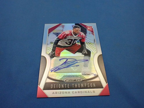 Deonte Thompson Prizm 2018 RC Rookie Autograph Auto Silver Prizm 390 | eBay