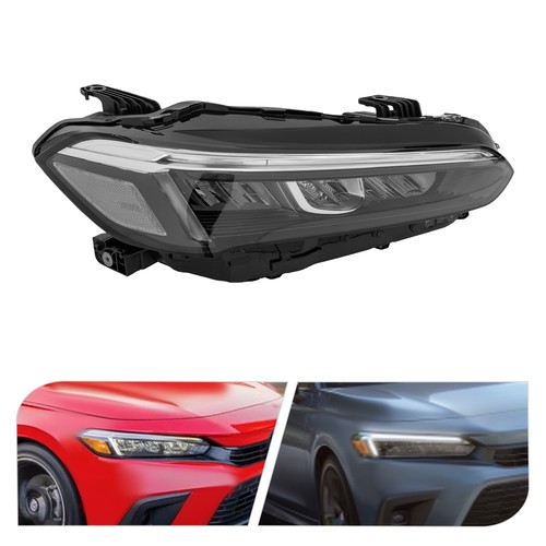 For 2022 2023 2024 Honda Civic LED Headlight Assembly Right Side 33100 ...