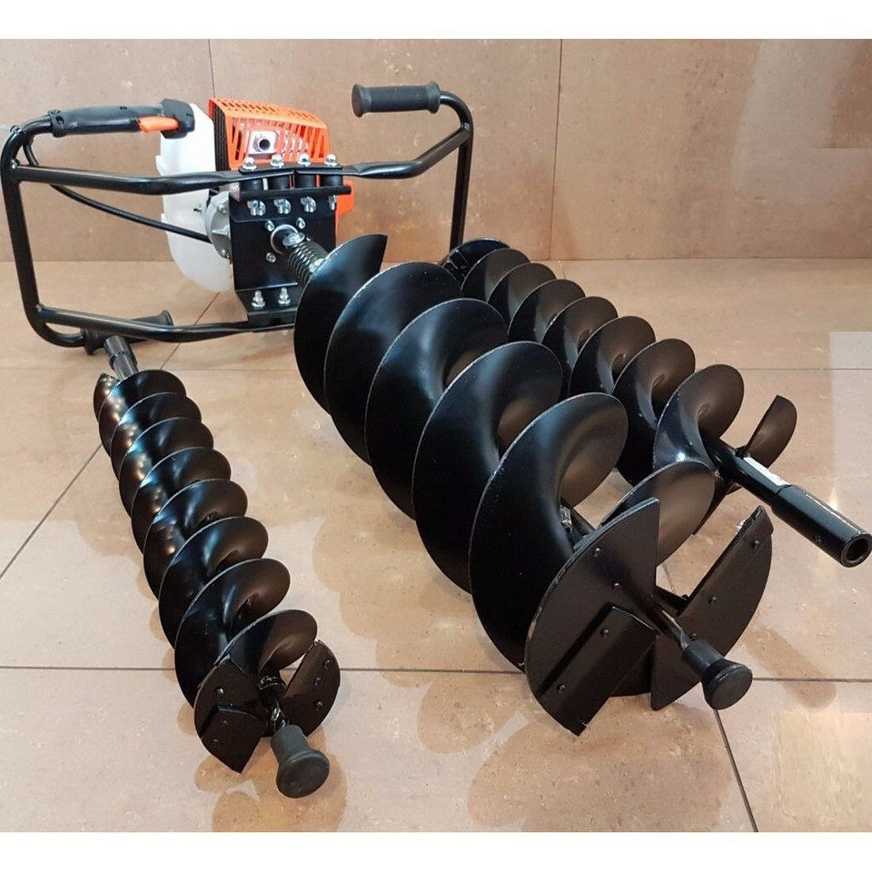 KASEI Gas Earth Auger 3HP 63cc Heavy Duty Post Hole Digger with Bit | eBay