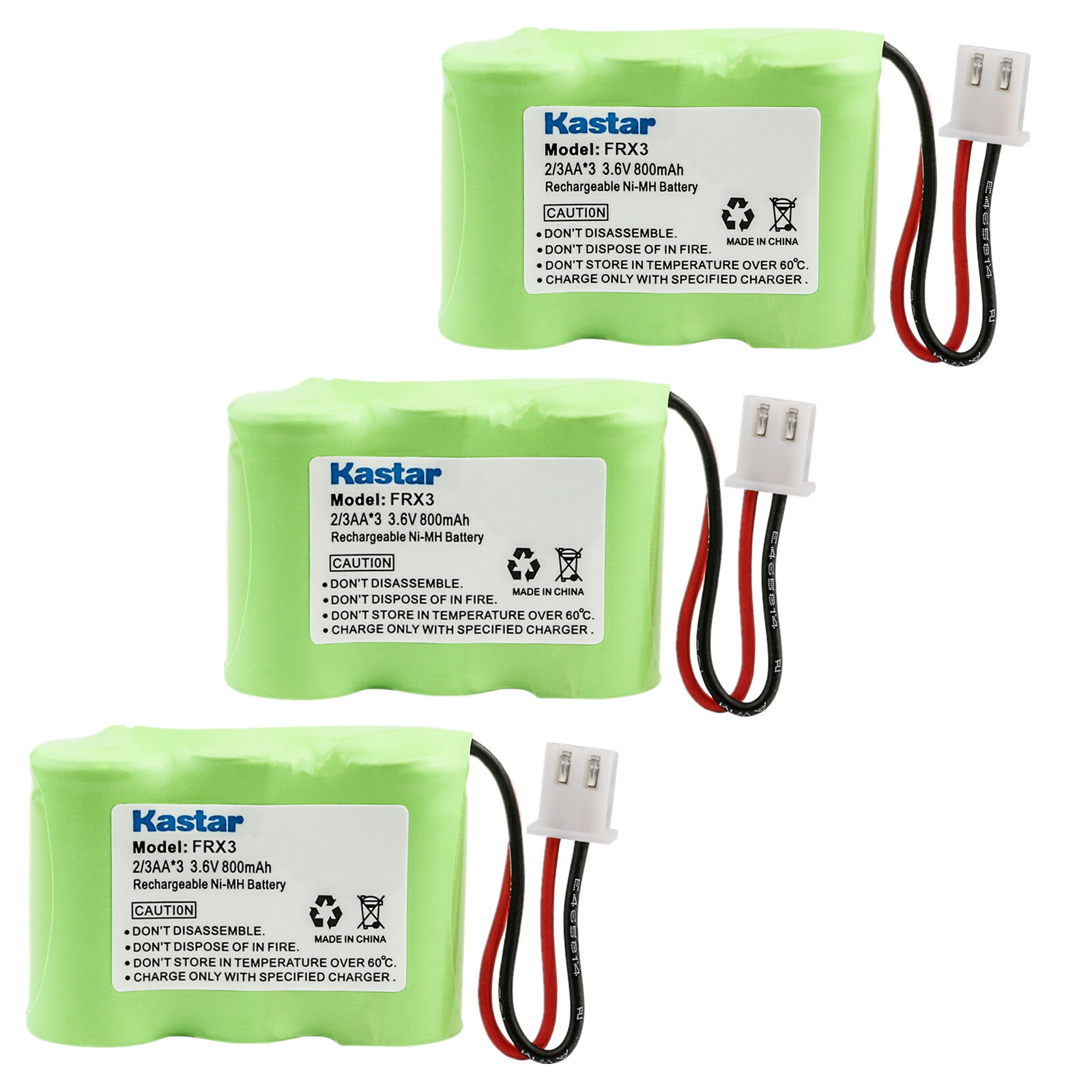 Kastar 3.6V 2/3AA 3.6V Ni-MH Battery Fits Eton FRX3 Axis Radio Only F12 ...