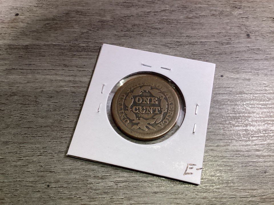 1850-Braided Hair Large Cent-175 Year Old U.S. Copper Coin-040422-17 | eBay