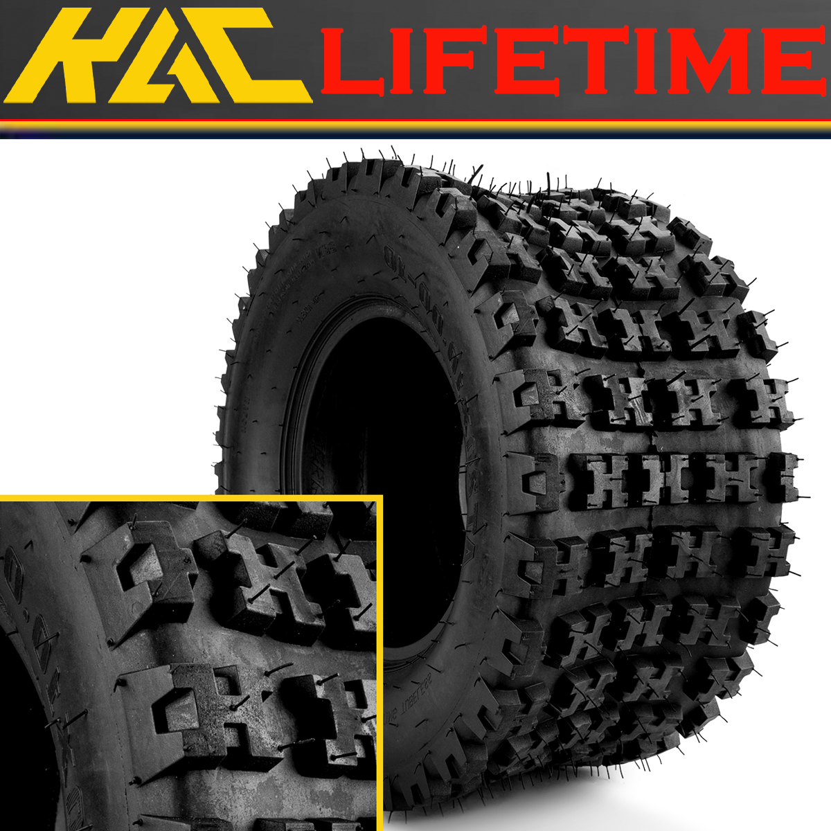 1PCS 20x10-9 20x10x9 Sport UTV ATV Tires For Honda TRX 250R 300EX 450R ...