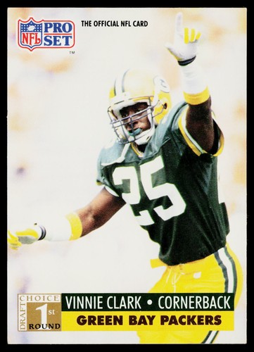 1991 Pro Set #748 Vinnie Clark RC Green Bay Packers | eBay