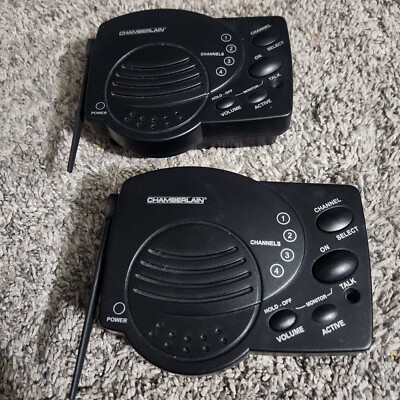 Chamberlain Wireless Intercom System Battery Powered No Power Cords ...