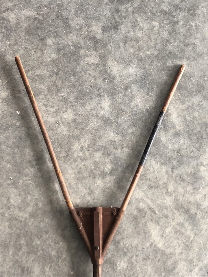 Antique Wood Stick Locomotive Railroad Train RR Order Mail Hoop Loop ...