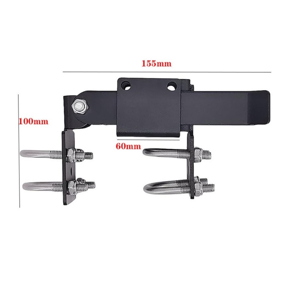 Heavy Duty Double Gate Latch with Padlock Hole for Chain Link Fence ...