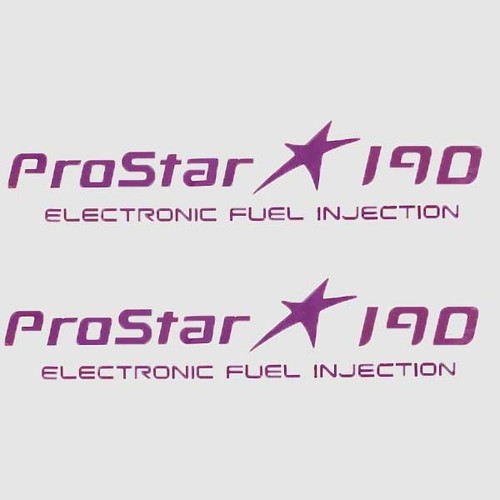 MasterCraft Boat Brand Decals 759918 | Prostar 190 Fuel Injection Pair ...