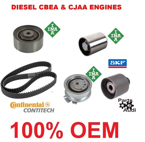 Volkswagen VW Jetta 2.0L L4 Diesel Timing Belt Kit CBEA & CJAA AUDI | eBay