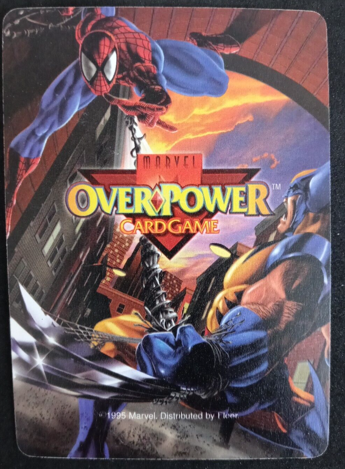 1995 Marvel Overpower Collectible Card Game Power Cards Nightcrawler (D ...