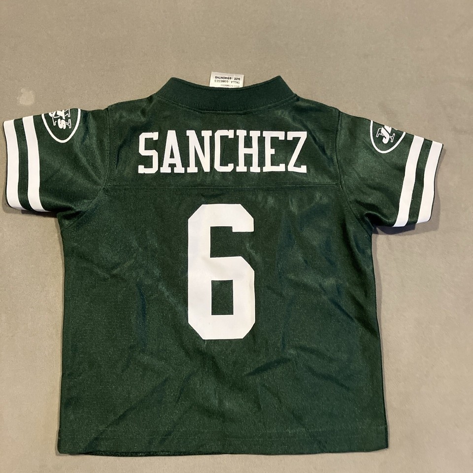 NWOT -NFL Apparel - New York Jets - Mark Sanchez -#6 - Jersey - Size 6/ ...