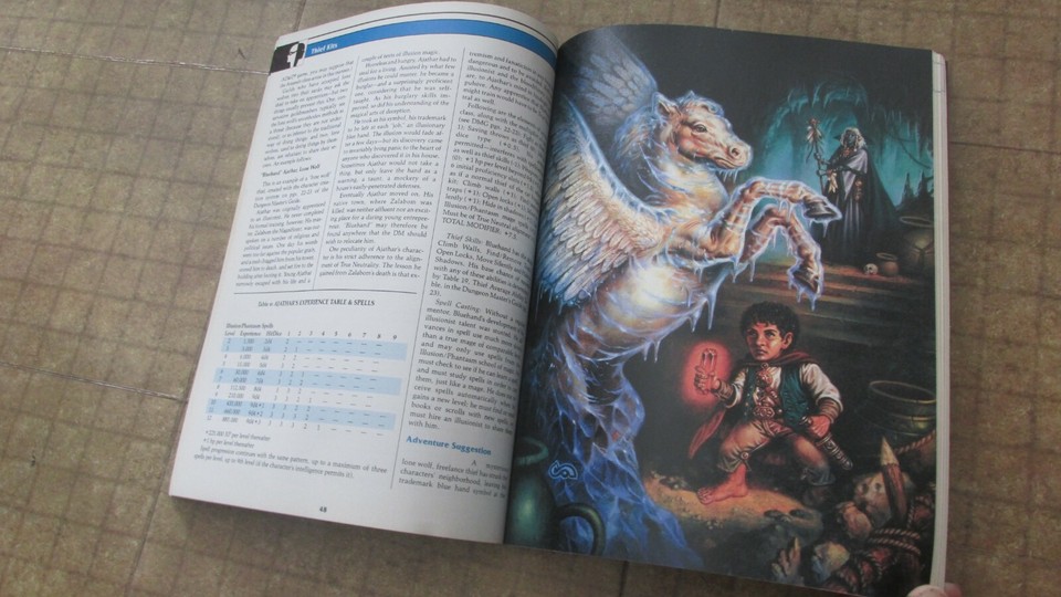 Dungeons & Dragons Complete Handbook Thief Fighter Priest Wizard ...