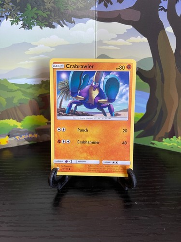 Crabrawler 72/149 - Sun & Moon - Common - Pokemon Card TCG - LP/MP | eBay