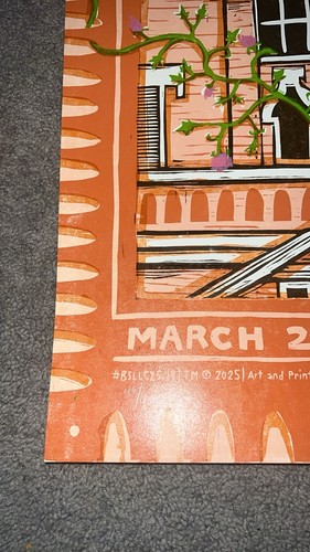 BILLY STRINGS 3/2/25 NASHVILLE RYMAN POSTER MINT SE /400 ROSENSTOCK Mar ...