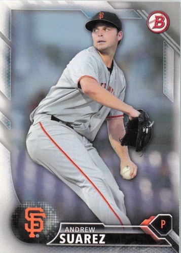 2016 Bowman Prospects #BP45 Andrew Suarez San Francisco Giants | eBay