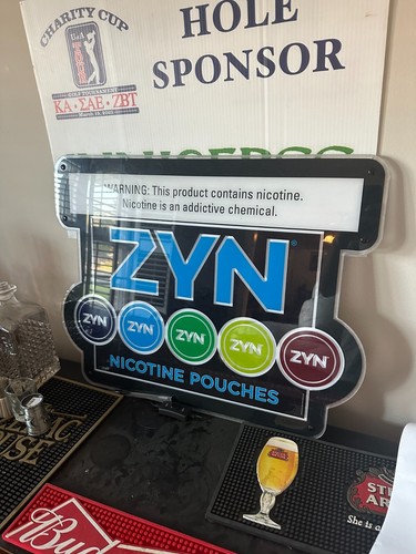 ZYN Acrylic LED Sign | eBay