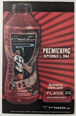 LeBron James Powerade Print Ad Poster Art PROMO Original FLAVA23 ...