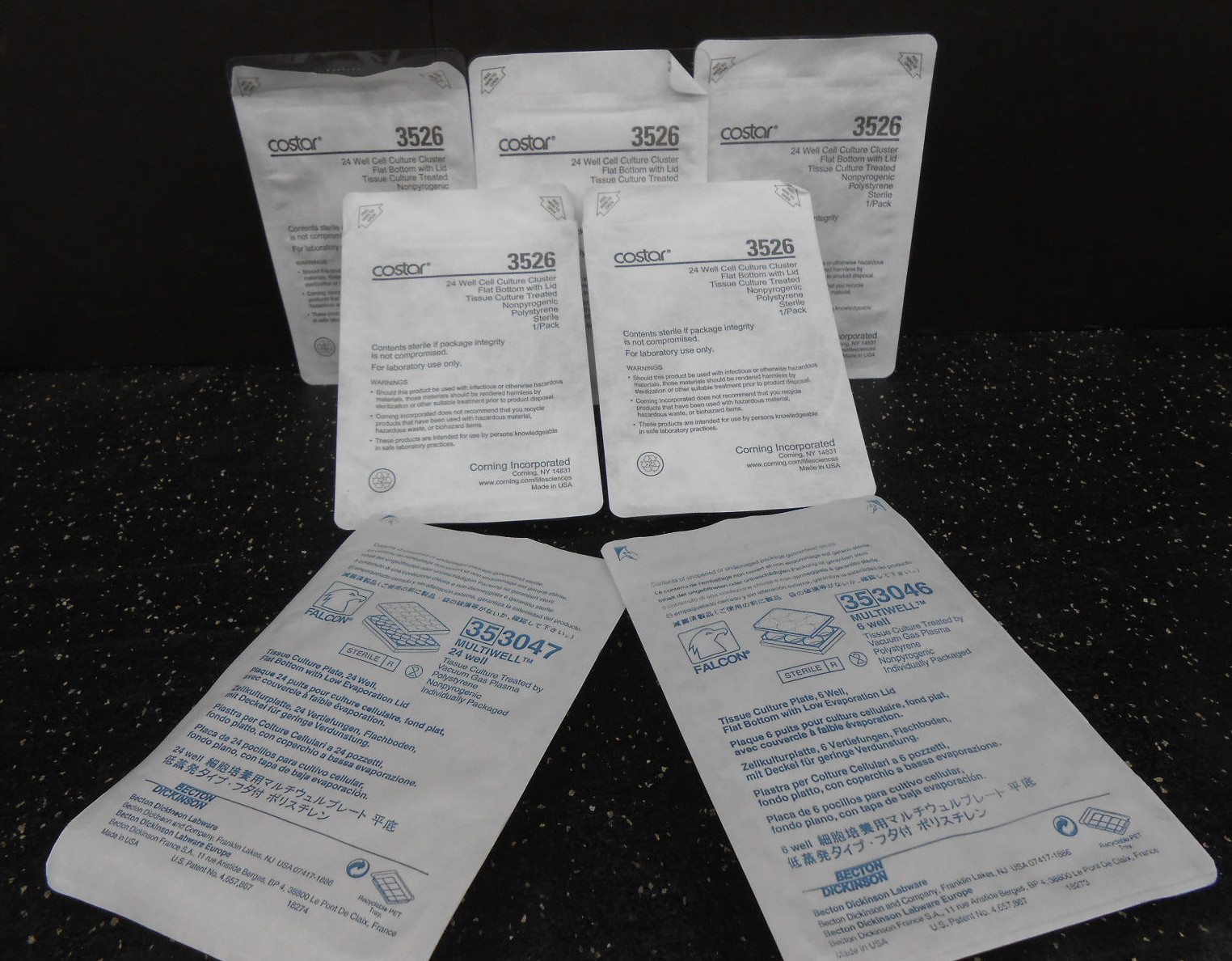 ASSORTED LOT CORNING COSTAR 3526 BD FALCON 353047 AND 353046 | eBay