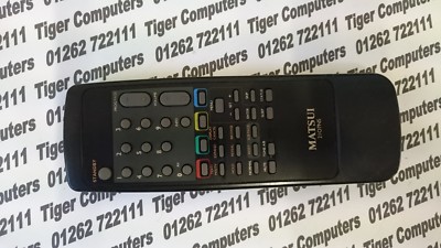 Genuine Original Matsui TV Remote Control 2107NS | eBay UK