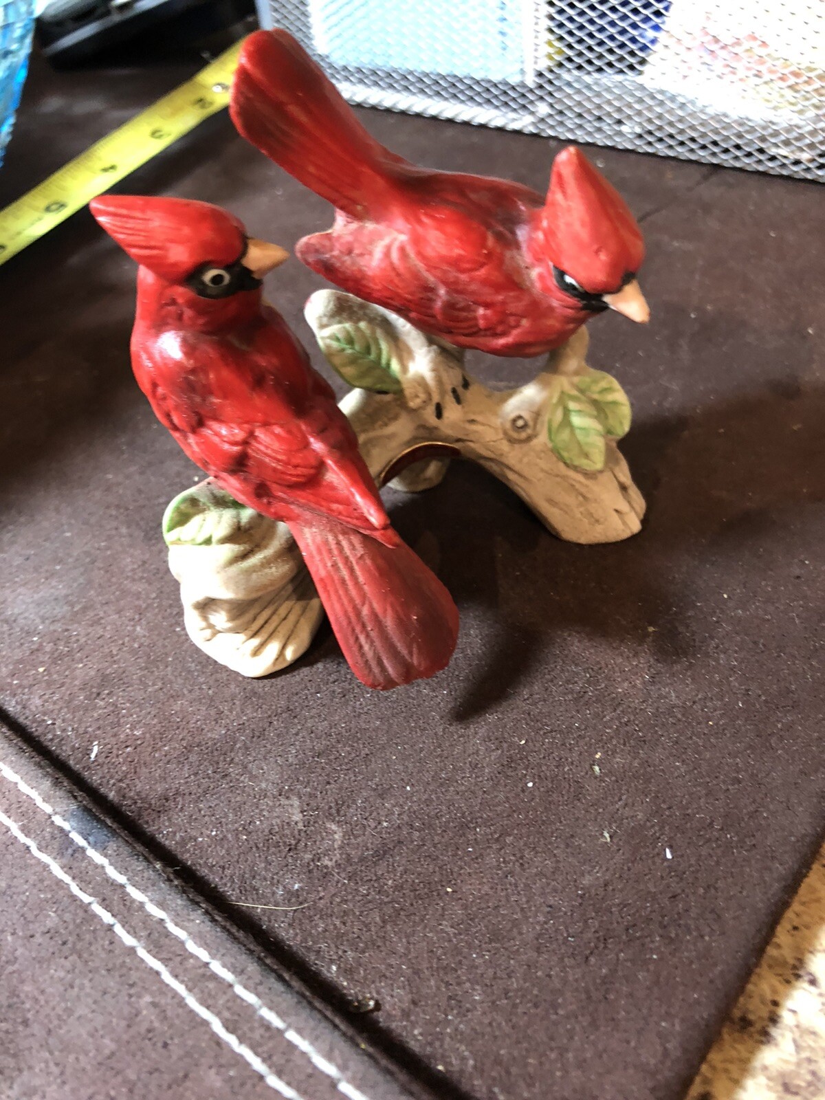 Porcelain Cardinal Figurines Two Cardinals Made in Japan Vintage 1960's ...