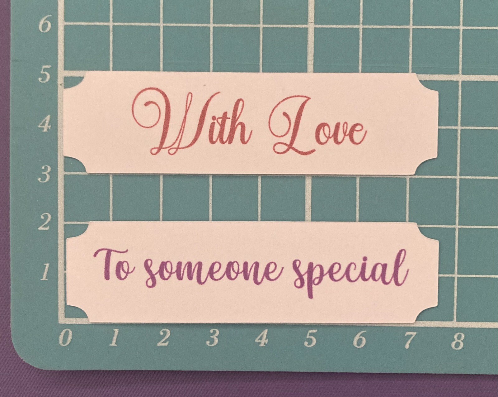 Card Making Sentiments Toppers Embellishments Banners Craft Card 44 ...