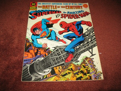 Superman vs The Amazing Spider-man Treasury Edition DC Marvel 1976 | eBay