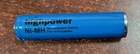 Corun or Highpower N4DHYYY00020 Blue AAA 300mAh Battery for Panasonic ...