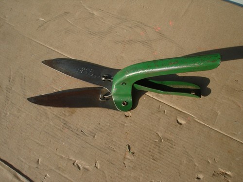 Vintage Ashton Garden Yard Grass Clippers Mechanical Shears Hand Held ...