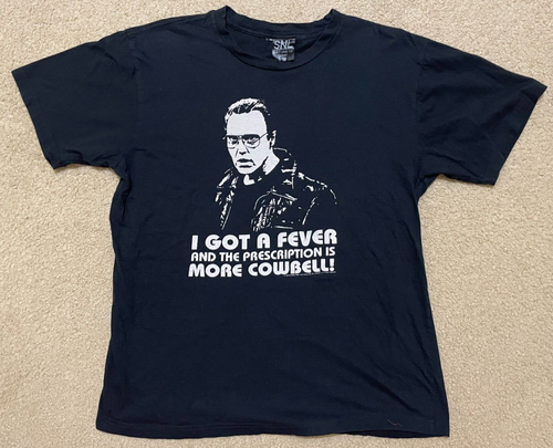 Official SNL Christopher Walken I Got a Fever More Cowbell T-Shirt XL ...