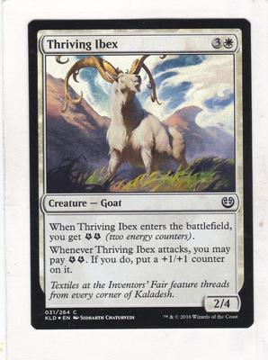 Magic: MTG: Kaladesh: Foil: Thriving Ibex | eBay