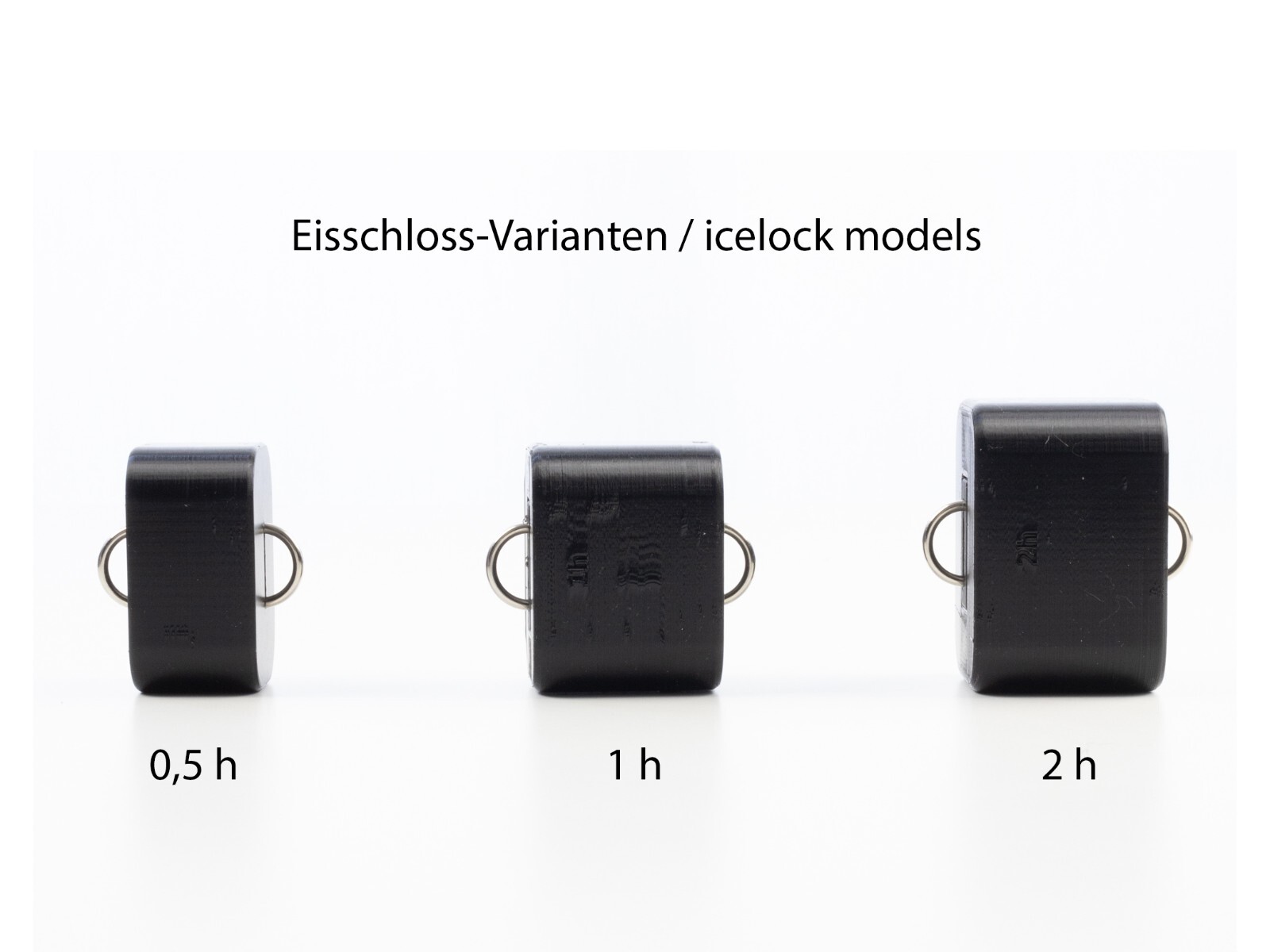 BDSM Eisschloss Zeitschloss Ice lock kompakt - Zeit wählbar 0,5 bis 4 ...