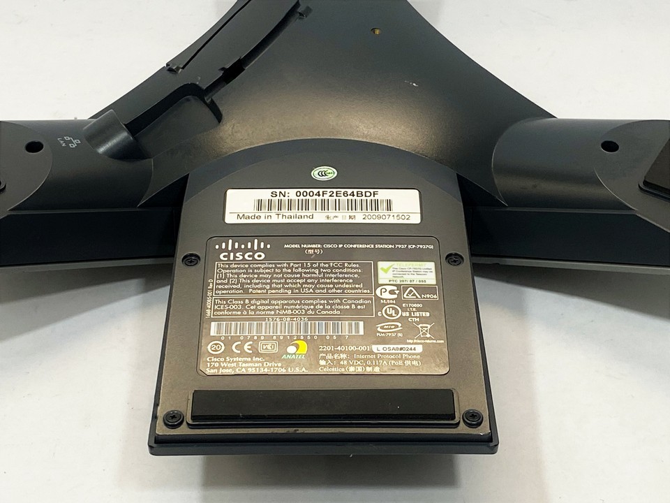 Cisco IP 7937 CP-7937G Conference Station 2201-40100-001 | eBay