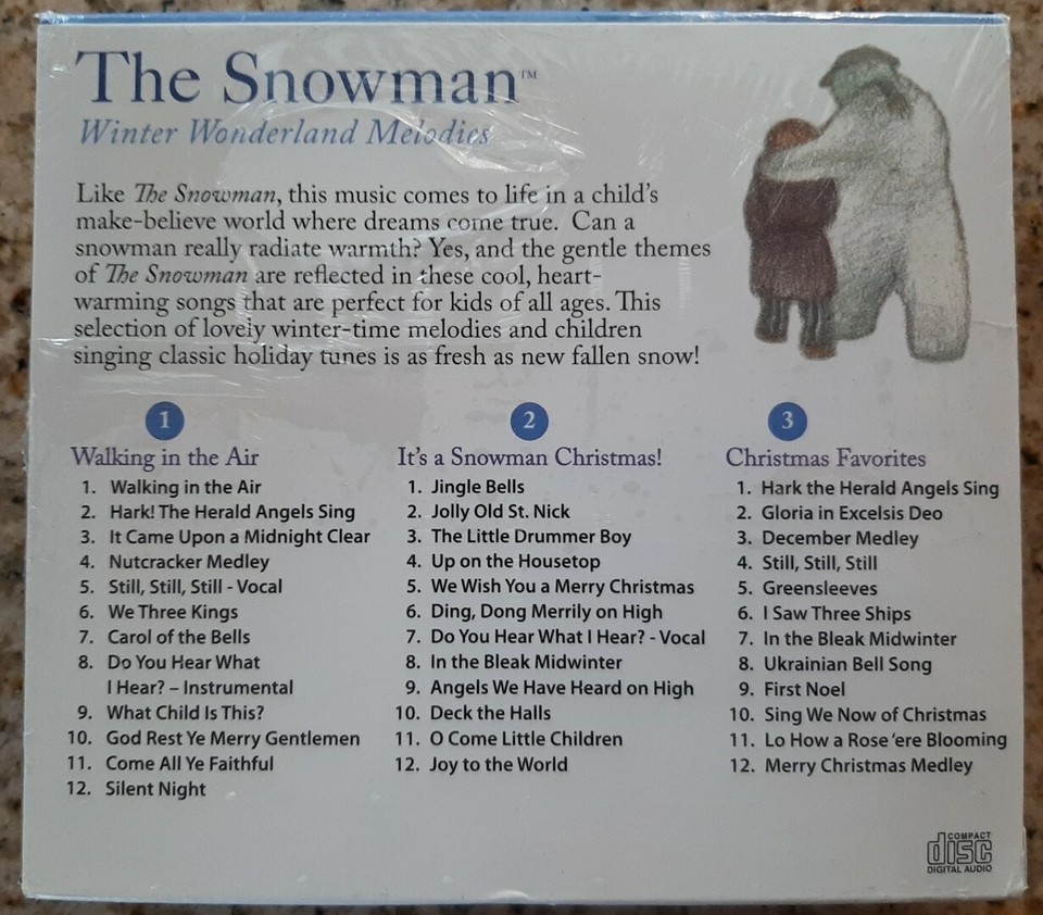 SNOWMAN Winter Wonderland Melodies 3 CD Box Set BRAND NEW SEALED free ...