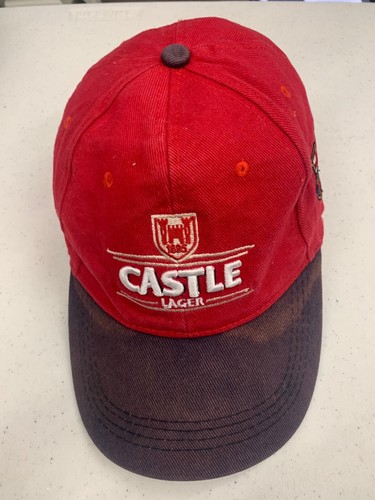Castle Lager Hat Cap Adjustable Red Pre Owned HT3615 | eBay