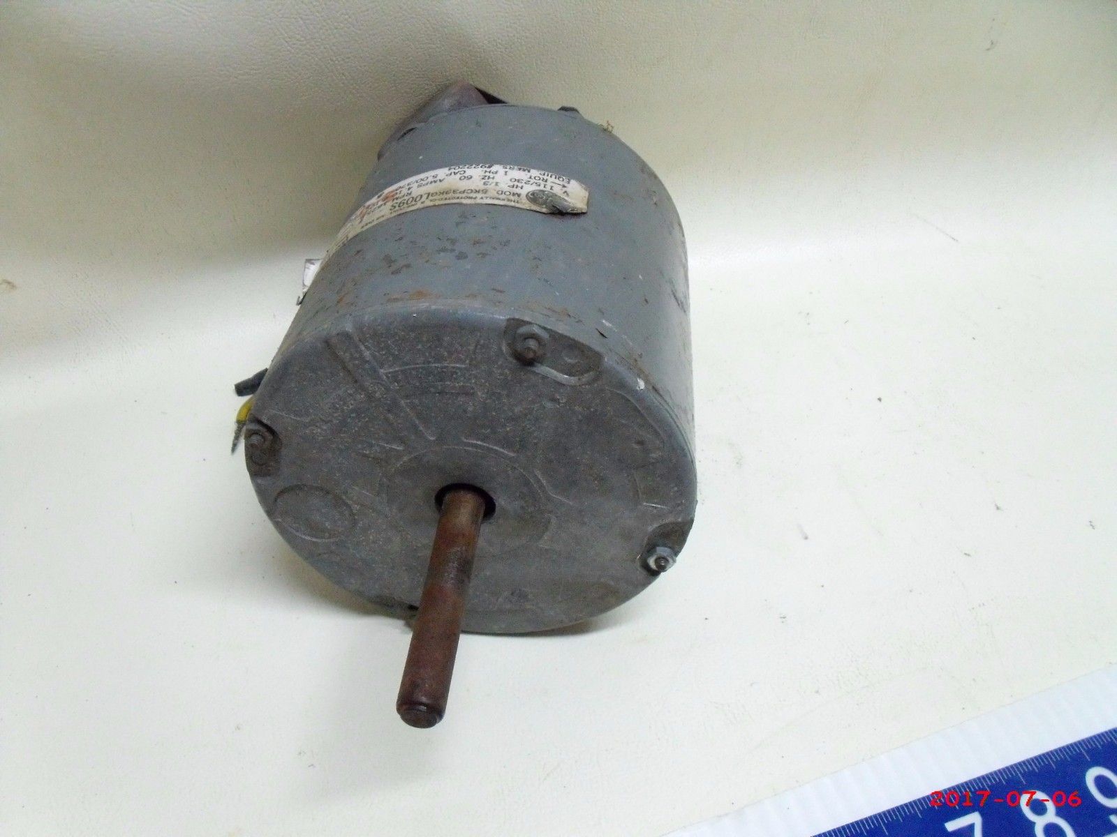 Ge43- GE Motors 5KCP39KG 1/4 HP HVAC Blower Motor 1050 RPM 3 Speed 4 ...