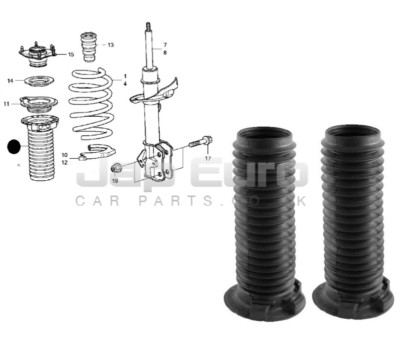 2x Front Shock Absorber Strut Rubber Boot Dust Cover Pair For Honda Cr ...