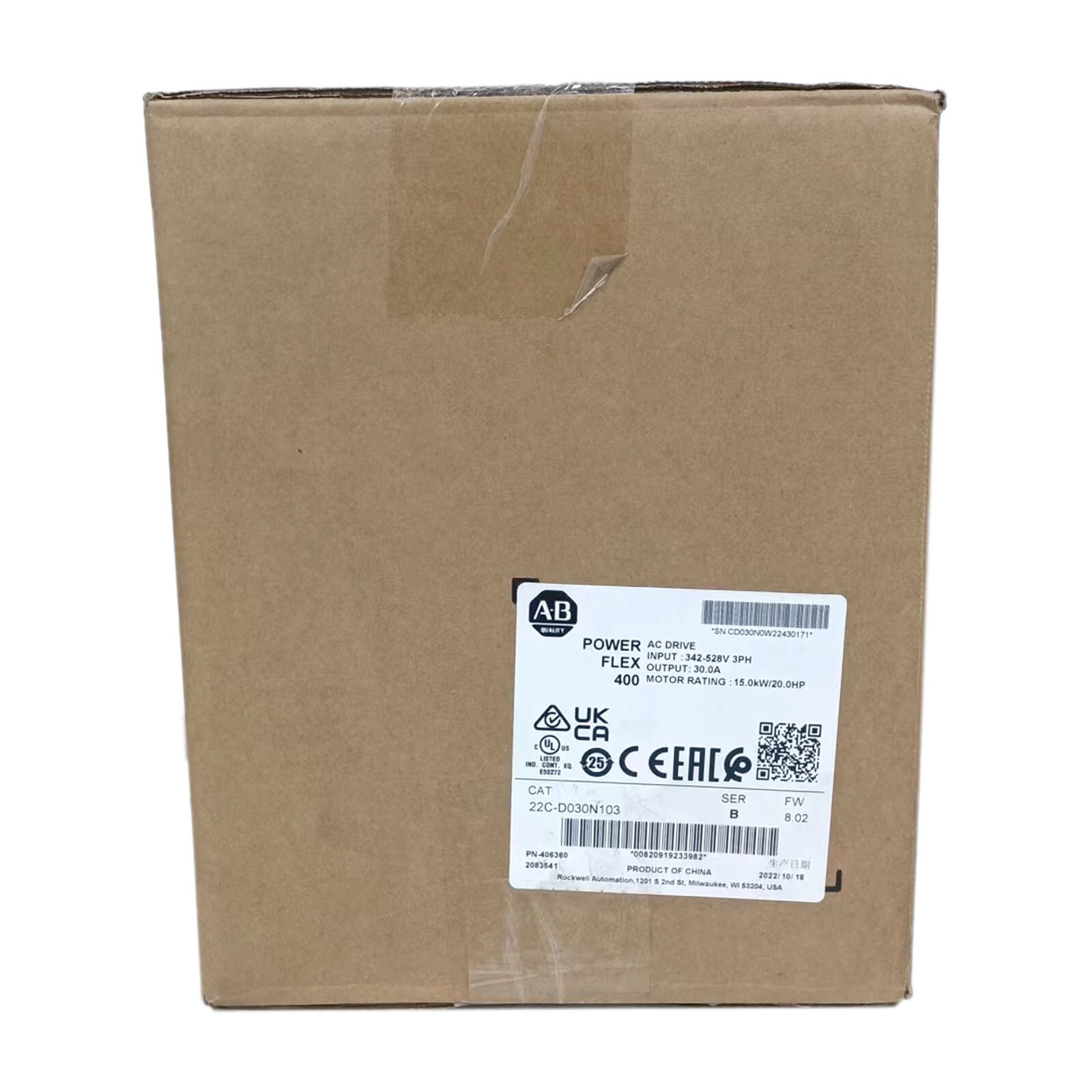 22C-D030N103 Power Flex 400 AC Drive 22CD030N103 Sealed in Box | eBay