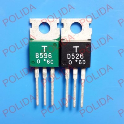 1pairs OR 2PCS TOSHIBA TO-220 2SB596-O/2SD526-O 2SB596/2SD526 B596/D526 ...