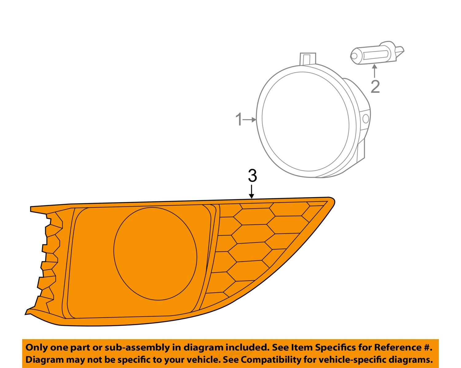 CHRYSLER OEM 11-14 Charger Front Lamps Fog Lamps-Fog Lamp Bezel ...