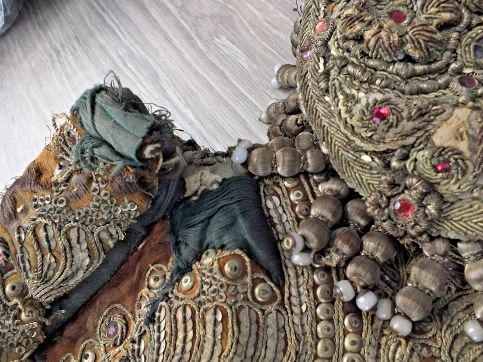 Antique Matador Chaquetilla or Vest and Montera or Cap with Elaborate ...