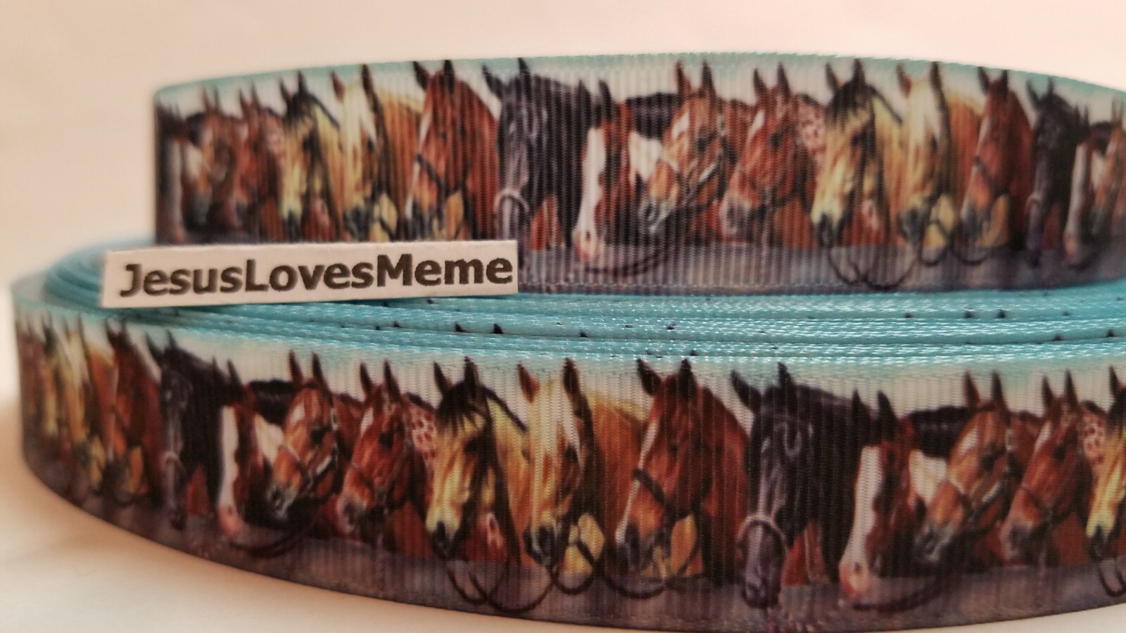 Grosgrain Ribbon Horses Bridles Halters Fence Rail Western Country Show ...