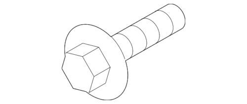 Genuine Ford Water Pump Assembly Screw -W500015-S437 | eBay