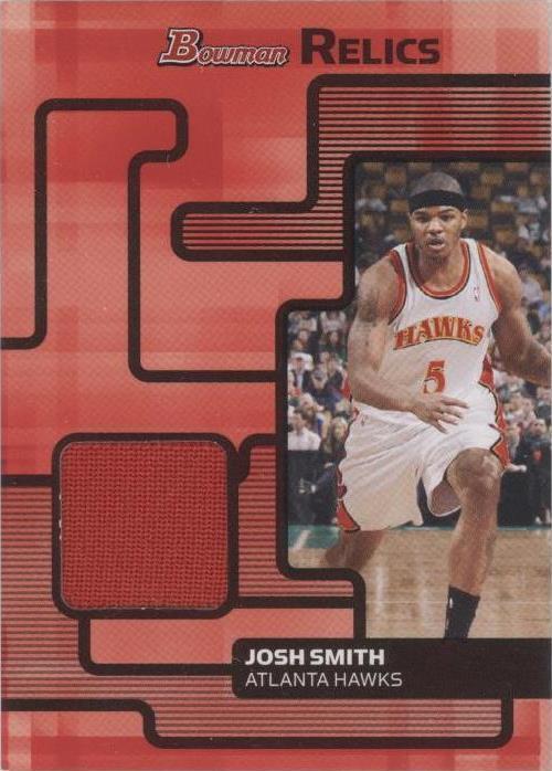2007-08 Bowman Draft Picks & Stars - Relics Josh Smith #BR-JS (MEM) for ...