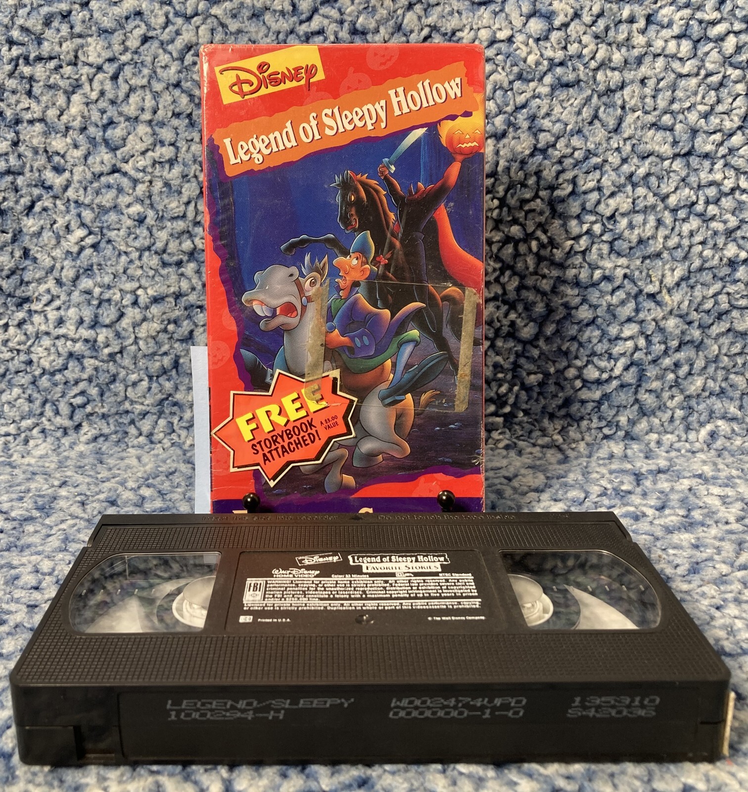 Disney Favorite Stories: Legend of Sleepy Hollow VHS 1994 Kids Cartoon ...