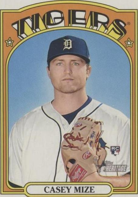 2021 Topps Heritage - SP Action Image Variation Casey Mize #253 (RC ...