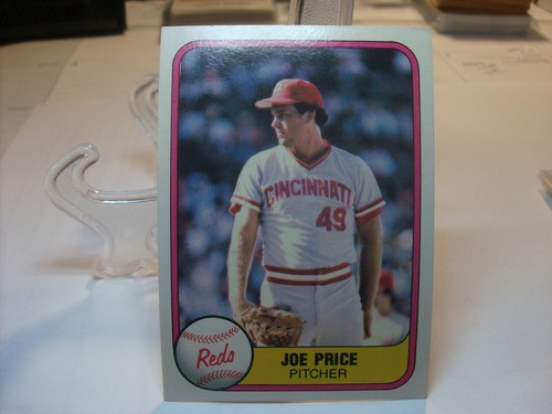 1981 Fleer Baseball #210 - Joe Price RC - Cincinnati Reds (98963) | eBay