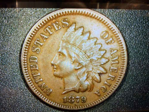 1879 INDIAN HEAD CENT - DDO - EF - NICE COIN - GREAT EYE APPEAL - # J ...
